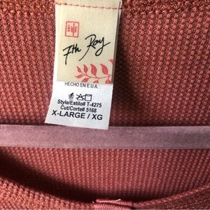 7th Ray | Tops | New Waffle Knit Button Up Henley Top | Poshmark